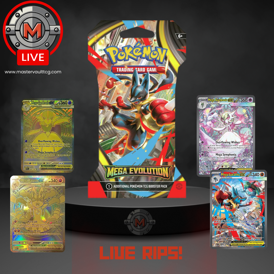 Mega Evolution Sleeved Pack – Master Vault TCG